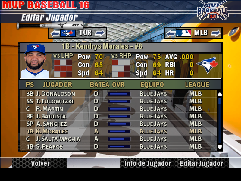 Roster MVP baseball 2017 actualizados 2.00.0 - Rosters - MVP 2K Caribe